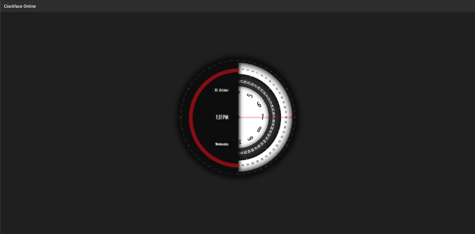 Clockface Online - Live Clock Face - Home