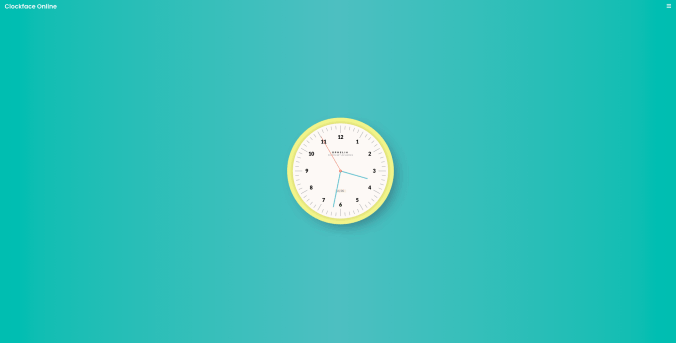 Clockface Online - Live Clock Face - Home