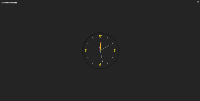 Clockface Online - Live Clock Face - Home